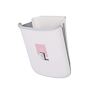 Cabilock Mounted Door Cabinetwhite Container Storage Bucket Drawer Waste Collapsible Cabinet Garbage to Toilet Compact Mount Car Bedroom Home Plastic Bathroom Small Dorm Holder Kitchen