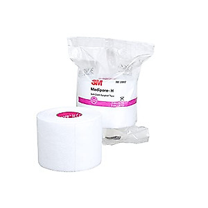 3M™ Medipore™ H Soft Cloth Surgical Tape 2862, 2 inch x 10 yard (5cm x 9,1m), 12 Rolls/Case
