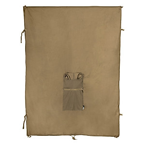 Helikon-Tex Swagman Roll Military Poncho, Bushcraft Line - Multi-Purpose Rain Poncho & Emergency Poncho - Survival and Military Gear - Woobie Blanket & Jacket (Coyote)