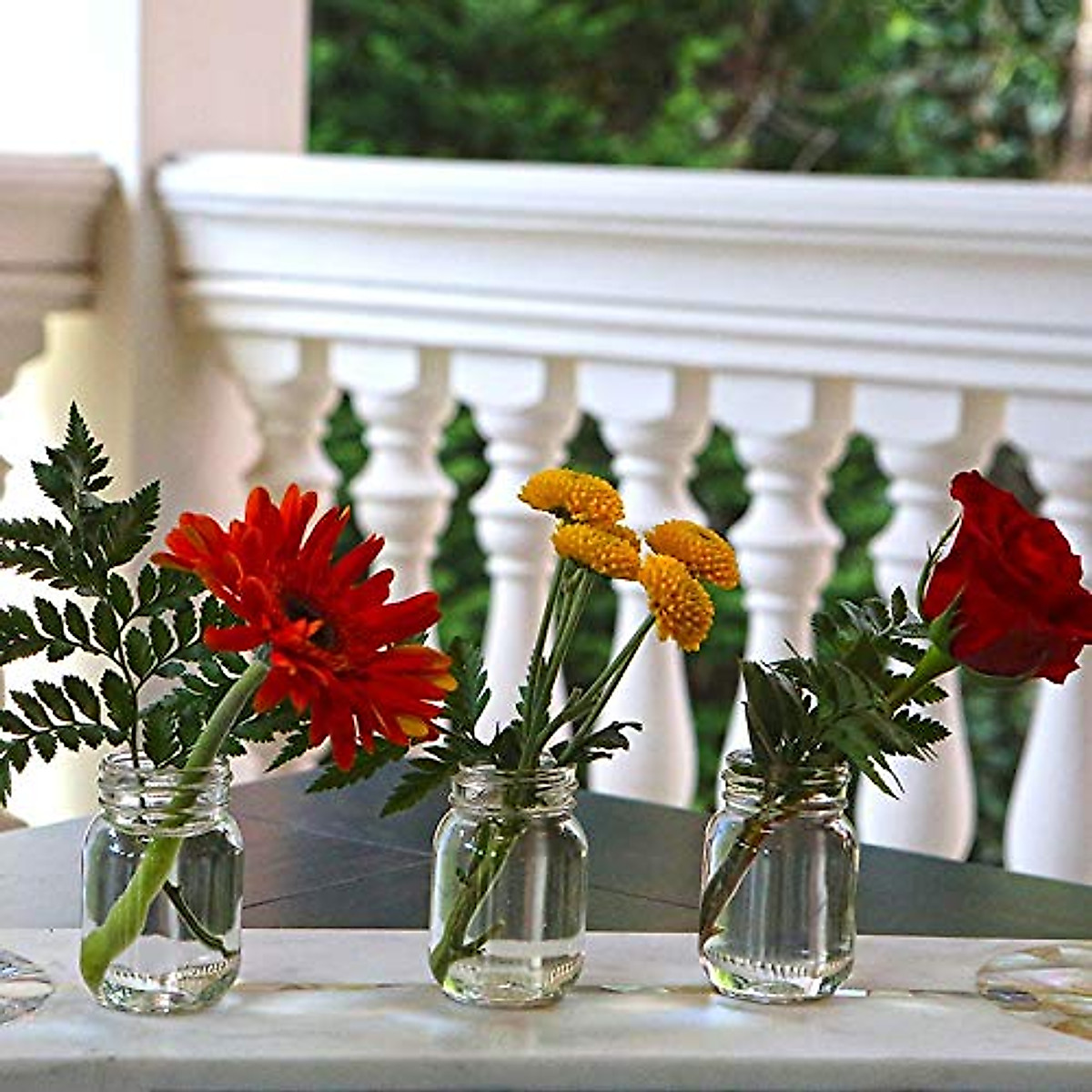 Kate Aspen Glass Set, Favors, Party Decor, Arts and Crafts, Set of 12 Mini Mason Jars, 12 Count