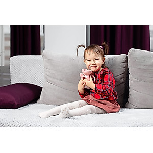 SIECKO Stainless Steel Baby Water Bottle - Straw Sippy Cups For Toddlers - 2 Kinds of Lids - Pacifier and Straw Sippy Cup - Double Walled - Insulated Baby Bottle - 9Oz