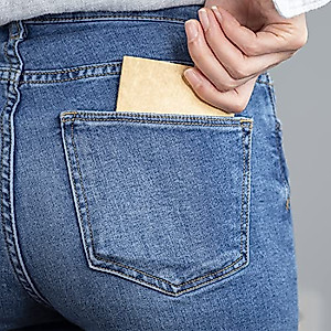 TWONE Pocket Notebook, 6 Pack Softcover Mini Notebooks 3.5" x 5.5" Kraft Brown Notebook Small Memo Notepad for Men Women Kids Traveler Author, 30 Sheets,60 Lined Pages