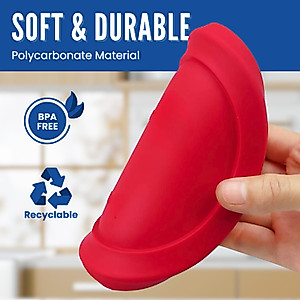 Replacement Lids for Pyrex Containers (1) 1-Cup (2) 2-Cup (2) 4-Cup (1) 7-Cup (2) 3-Cup (1) 6-Cup Round Rectangle (Red)