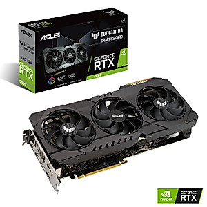 ASUS TUF Gaming NVIDIA GeForce RTX 3080 V2 OC Edition Graphics Card (PCIe 4.0, 10GB GDDR6X, LHR, HDMI 2.1, DisplayPort 1.4a, Dual Ball Fan Bearings, Military-Grade Certification, GPU Tweak II)