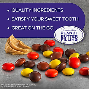 Atkins Endulge Treat, Peanut Butter Candies, 2g Net Carbs, 2g Sugar, Creamy Peanut Butter Filling, Low Carb, Low Sugar, 4 Packs (5 Count Each)