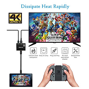 USB C to HDMI Adapter(4K@60Hz) PC-Like Experience for Galaxy S8/S8 Plus/S9/S9+,Note 8, Note 9, Nintendo Switch, Dock for MacBook Pro, Chromebook Pixel and More