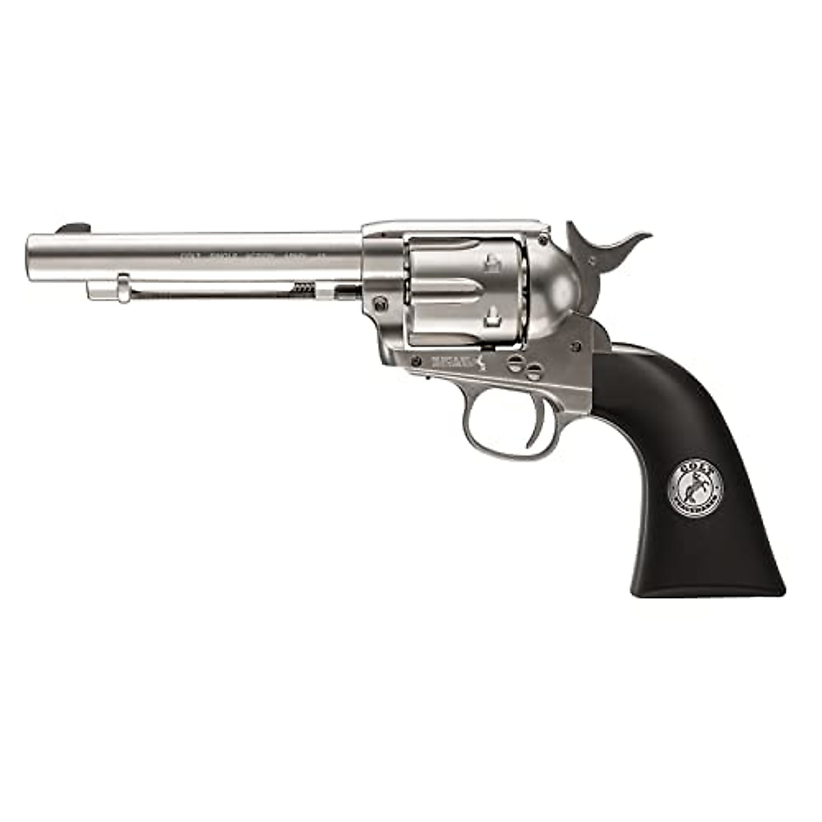 Umarex Colt Peacemaker Revolver Single Action Army Six-Shooter .177 Caliber Air Pistol, Pellet Gun, Black