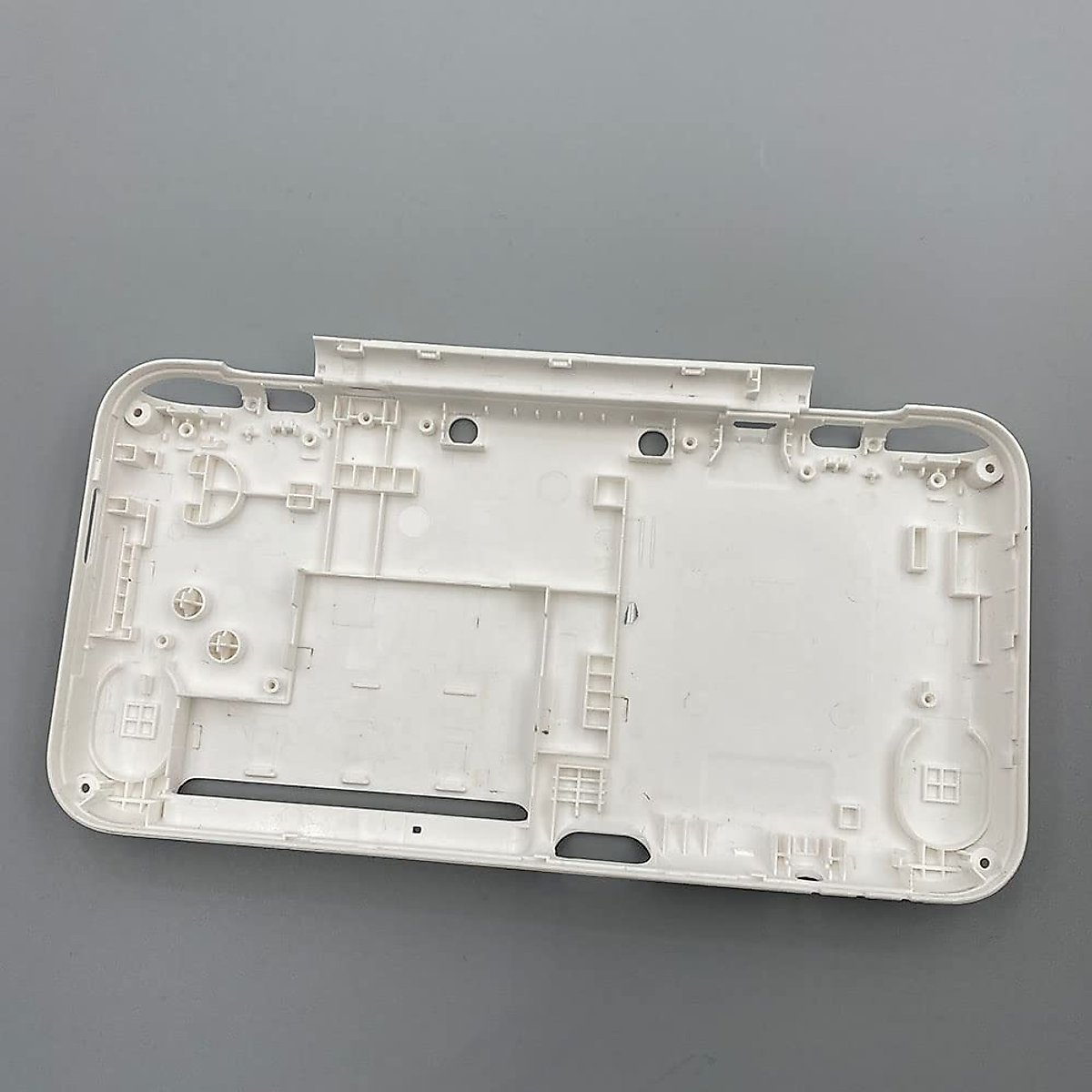 New Full Housing Case Cover Shell Front Bottom Panel LCD Frame Middle Frame Replacement Parts for New 2DS XL LL Game Console White & Yellow