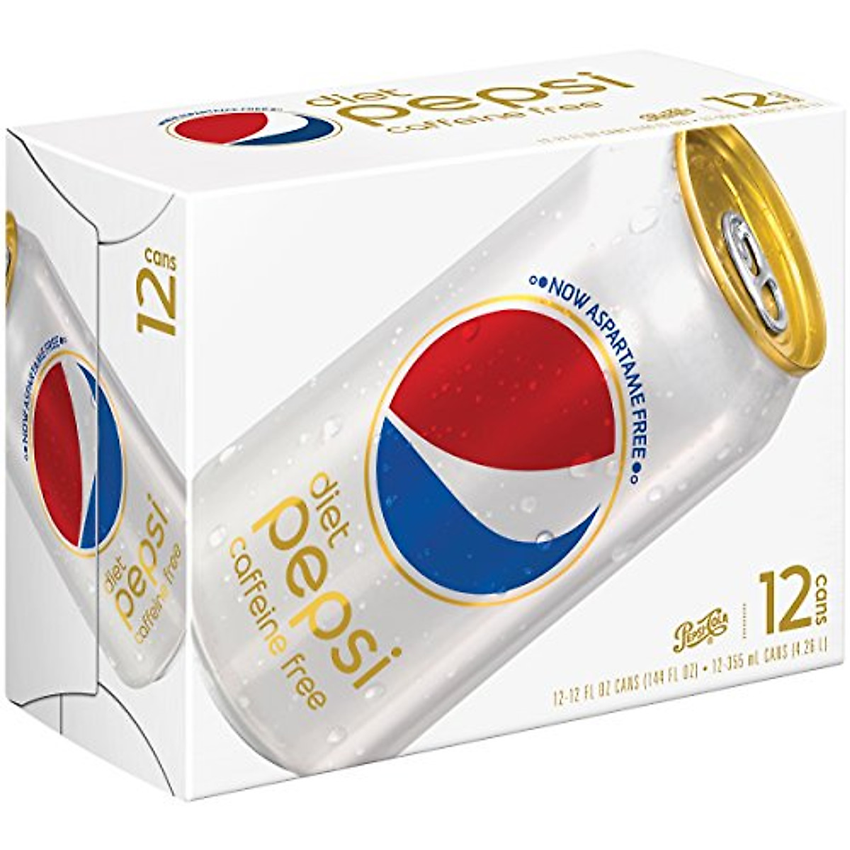 Pepsi Diet Caffeine Free, 12 ct