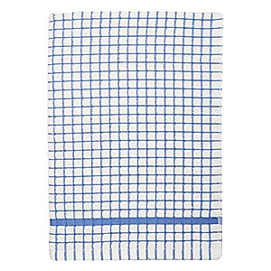 Samuel Lamont Poli-dri Towel White with Cornflower Blue