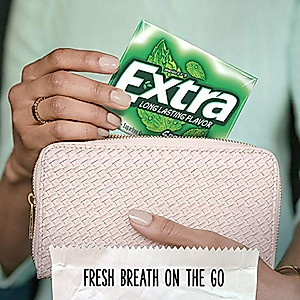 Extra Spearmint Sugar-Free Gum, 12 Piece Pack, 15 Count
