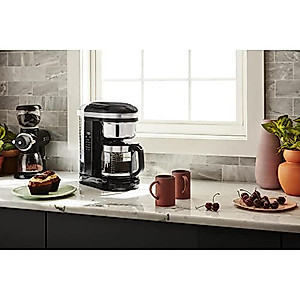 KitchenAid KCM1209OB Coffee Maker, 12 cup, Onix Black, 12 Cup Drip Coffee Maker with Warming Plate