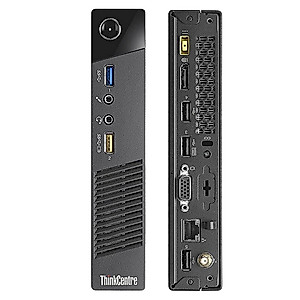 Lenovo ThinkCentre M73 Tiny Desktop Computer Mini PC, Intel Core i5-4570T up to 3.6GHz,8GB RAM,128GB SSD,WiFi Bluetooth,Wireless Keyboard and Mouse,Windows 10 Pro(Renewed)