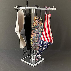 Acrylic Masks Stand - Face Masks Storage Rack Holder