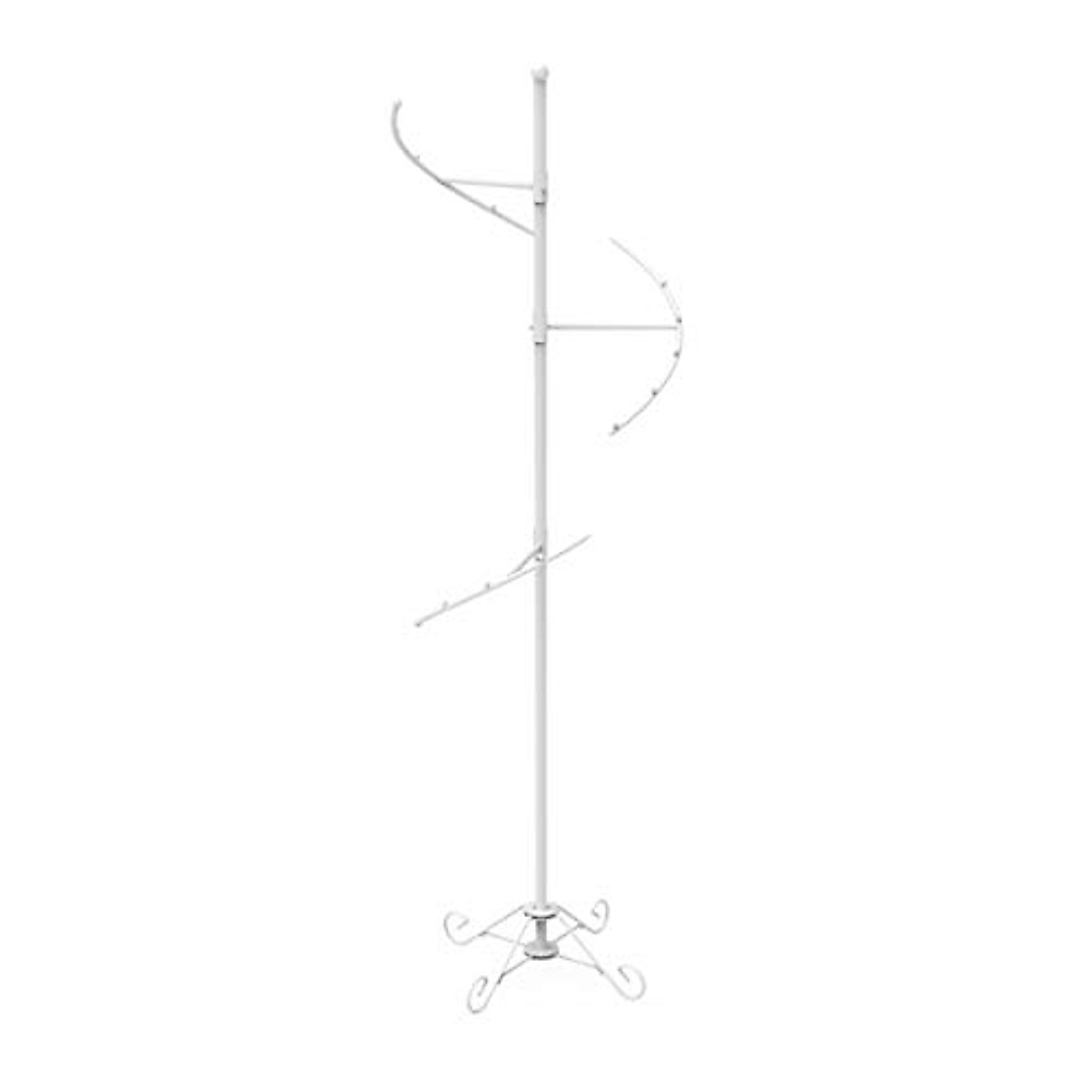 FixtureDisplays® 60" High Spiral Clothing Rack with 20 Ball Stops, Versatile Apparel Hanger Floor Stand Display Rack 16967-NF Shipping Fee Required