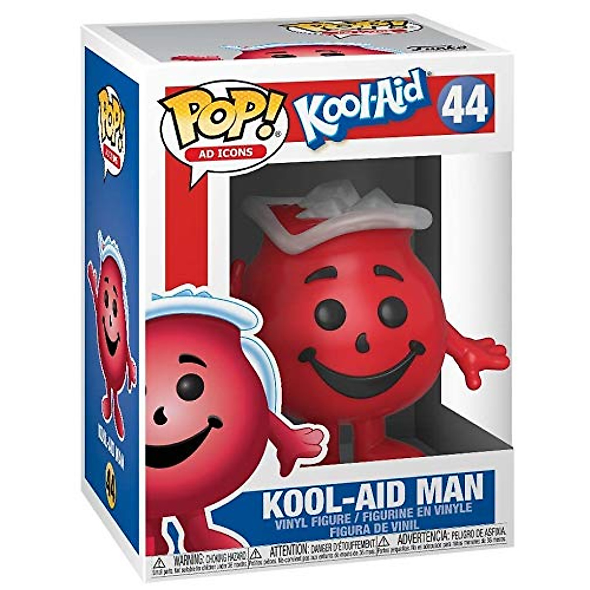 POP Ad Icons: Kool-Aid - Kool-Aid Man Funko Vinyl Figure (Bundled with Compatible Pop Box Protector Case), Multicolor, 3.75 inches