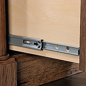 Sauder Palladia L-Shaped Desk, Vintage Oak finish