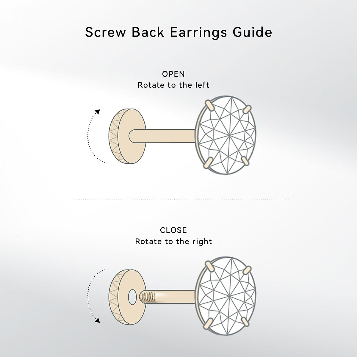 Limerencia Hypoallergenic G23 Implant Grade Titanium Screw Back Earrings Tragus 20G Helix F136 Piercing Post for Sensitive Ears Simulated Diamond Cartilage (5 mm, Black CZ)