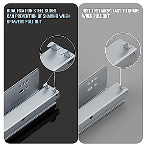 ROOMTEC Wood 35-Gallon Pull Out Trash Can, Soft-Close