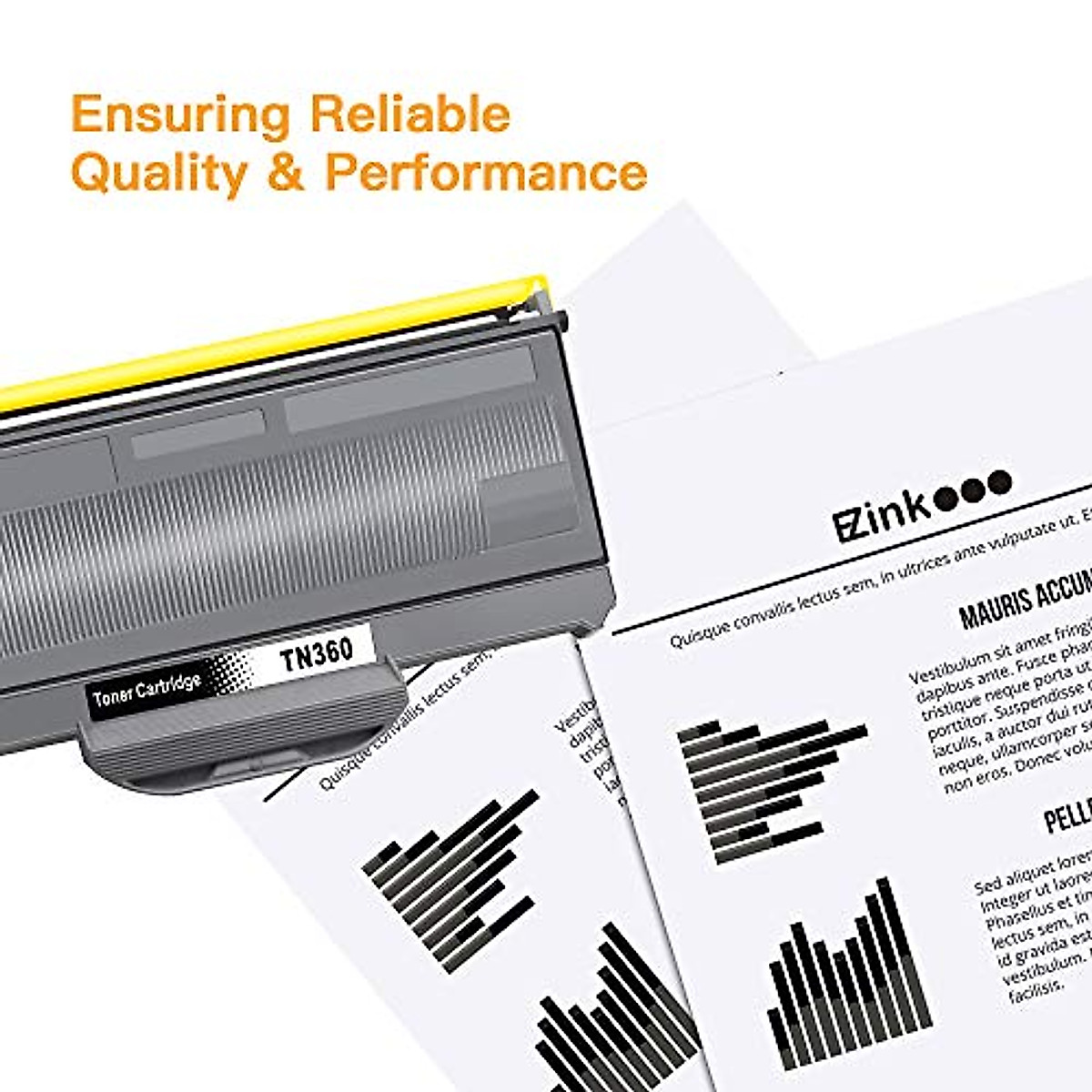 E-Z Ink(TM) Compatible Toner Cartridge Replacement for Brother TN330 TN360 TN-330 TN-360 High Yield Compatible with DCP-7040 DCP-7030 MFC-7840W HL-2140 MFC-7340 MFC-7440N HL-2170W HL-2150N (4 Black)