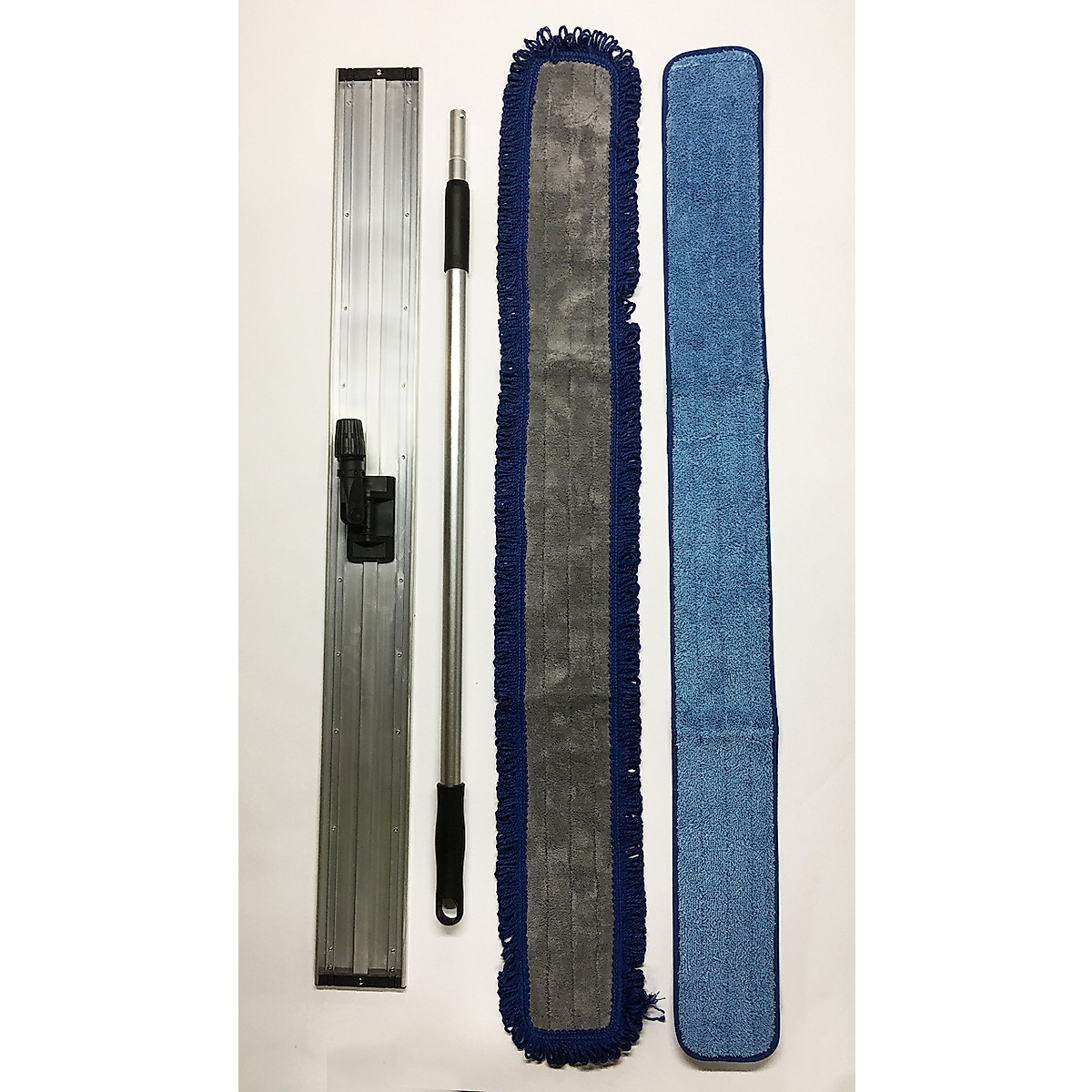 48 inch Professional Commercial Microfiber Floor Mop with 2 Premium Microfiber Mop Pads