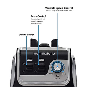 Professional Blender for Shakes and Smoothies, Countertop Blender for home and commercial use ,High power heavy duty commercial blender 68 OZ Total Crushing for Smoothie Maker, Ice, Frozen Dessert, Soup