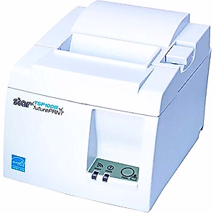 Star Micronics 394722410 Tsp143Iiiu Wt. Us, Thermal, Auto Cutter, Device and MiFi Sub Ports, White, Sub Cable, Int Ps