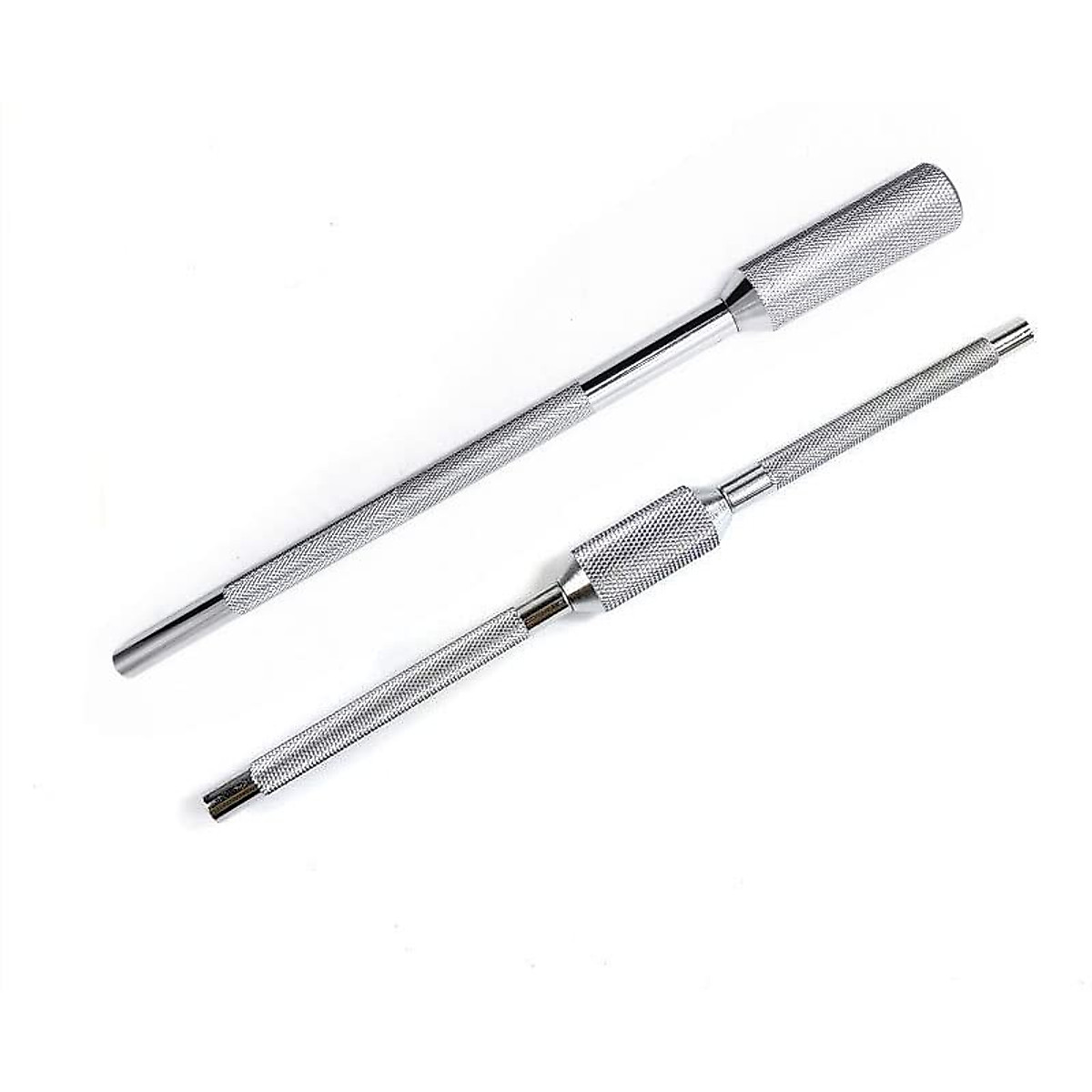 Jiayouy Straight Rod Cowbell Clamp Mounting Up or Down Adjustment for Drum Set Percussion Accessories Dual-End