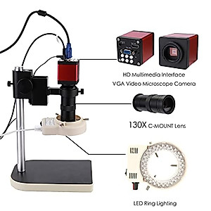 n/a Industrial Microscope Set 60F/S VGA Multimedia Interface Microscope Camera 1280 * 1024