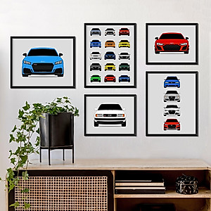 Custom Car Posters Audi S5 Sportback (2012-2016) Print Wall Art Decor Handmade - 8x10" Satin Print (Unframed)