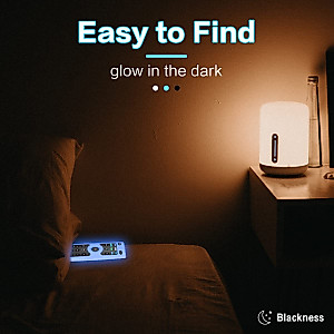 [2 Pack] WQNIDE Silicone Protective Case Cover for Vizio XRT140 Smart TV Remote Control,Shockproof Vizio XRT140 LED QLED HD UHD TV Remote Replacement Case with Lanyard (Red+Grow Blue)