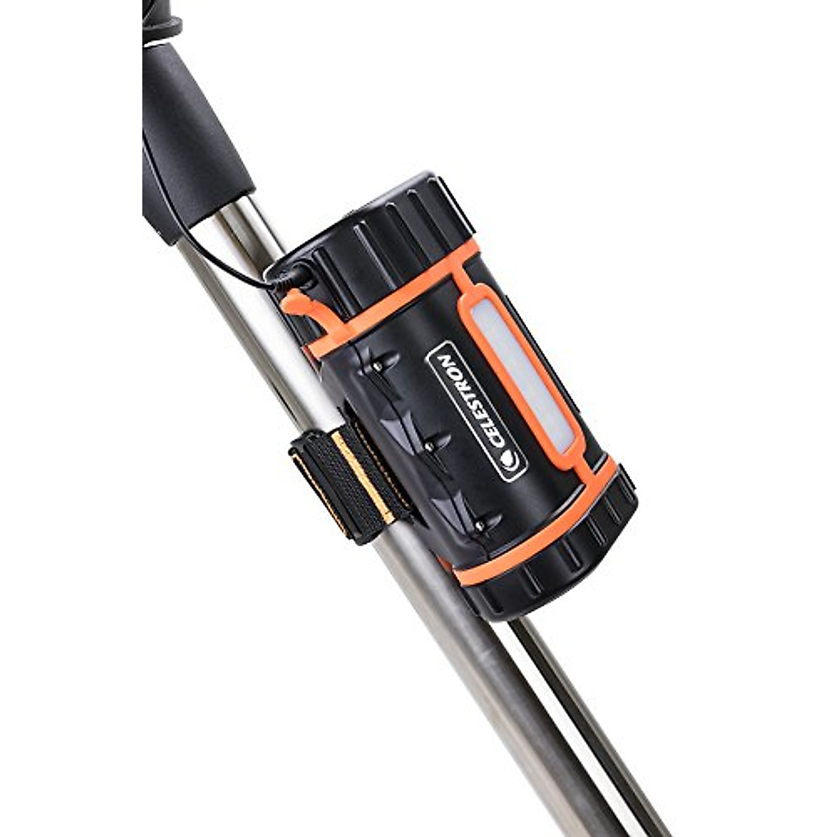 Celestron - PowerTank Lithium Pro Telescope Battery – Rechargeable Portable 12V Power Supply for Computerized Telescopes – 17 hour capacity/ 158.74Wh - Red/White LED Light - 2 USB Ports, Black(18768)