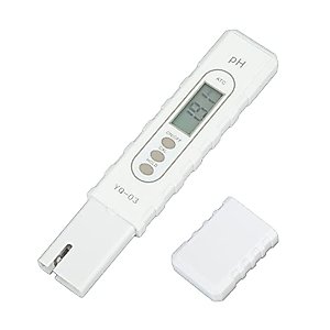 Digital Water Quality PH Meter, 0.01pH Accuracy Multipurpose PH Tester LED Display Value Lock for Aquarium for Aquaculture
