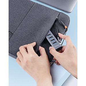 TWOPAN 5 in 1 USB C Hub with 4K HDMI, 4 USB 3.0 Ports, Multiport Adapter for Laptop, MacBook Pro/Air, iMac, iPad, Pixelbook, Thinkpad, XPS and USB-C Devices