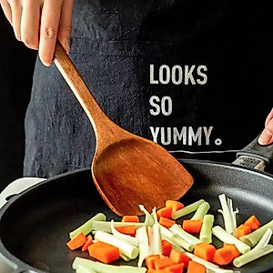 Wooden Spatula,Slotted Turner,Soup Ladle,Long Handle Utensils Set,Handmade for Kitchen Cookware ,skew spatula