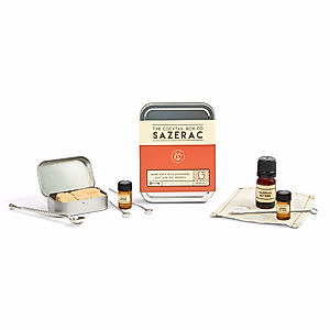The Cocktail Box Co. Sazerac Cocktail Kit - Premium Cocktail Kits - Make Hand Crafted Cocktails. Great Gifts for Him or Her Cocktail Lovers (1 Kit)