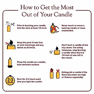 A Cheerful Giver - Creamy Vanilla - 34oz Papa Scented Candle Jar with Lid - Keepers of the Light - 155 Hours of Burn Time, Gift for Women, White