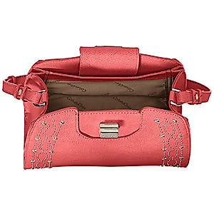 Calvin Klein womens Calvin Klein Clementine Mercury Leather & Celestial Stud Embellished Crossbody, rose quartz, One Size