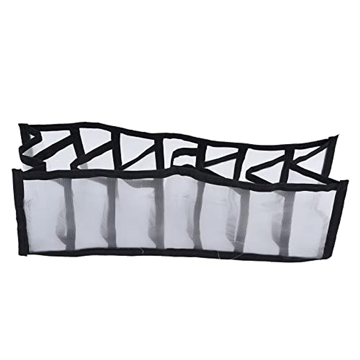 Orenic Mesh Bras Storage Box, Multi Purpose Foldable Drawer Divider for Underwear, Bras, Socks, Jeans, Panties, Leggings, T-Shirts, Foldable Compartment Storage Box Drawer Organizer(7cells)