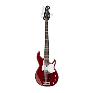 Yamaha BB235 BB-Series 5-String Bass Guitar, Rasberry Red