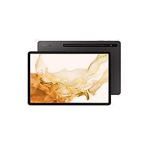 SAMSUNG Galaxy Tab S8+ 12.4” 256GB WiFi 6E Android Tablet, Large AMOLED Screen, S Pen Included, Ultra Wide Camera, Long Lasting Battery, US Version, 2022, Graphite