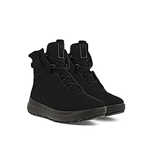Ecco Outdoor womens Solice Mid-cut Gore-tex Water Proof Insulated Snow Boot, Black Nubuck, 10-10.5 US