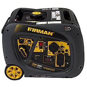 Firman W03081 3300/3000 Watt Recoil Start Gas Portable Generator cETL and CARB Certified