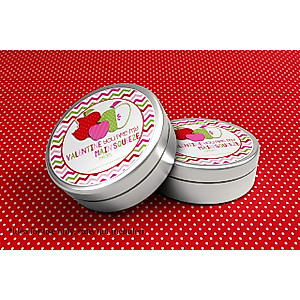 Main Squeeze Apple-Themed Valentine Party Favor Sticker Labels, 40 2" Party Circle Stickers by AmandaCreation, Great for Classroom Valentines, Envelope Seals, Gifts & Treats