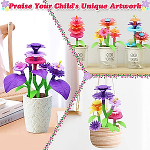 Soinsfac Flower Garden Building Toys, Updated 166pcs Educational Toys for 3-6 Year Old Toddler Toys for Girls Boys Gifts, Kids Gardening Set Learning Game Toys Activity Stem Toys Gifts for Birthday