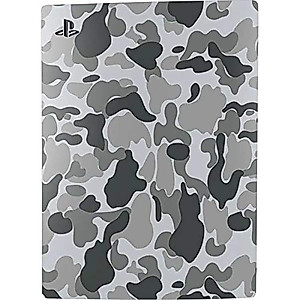 Skinit Decal Gaming Skin Compatible with PS5 Console and Controller Originally Designed Grey Street Camo Design