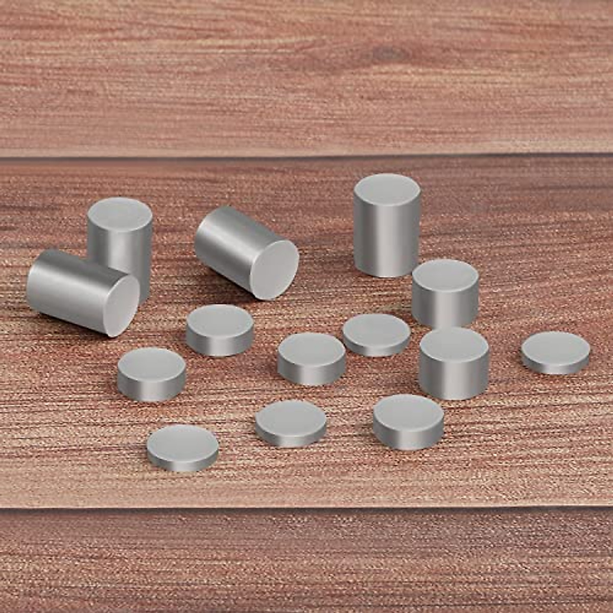 Tungsten Wood Car Weights 3.25oz Cylindrical Tungsten Weights Kit for Pine Race Wood Car, 14 Pieces Incremental Cylinders Weight to Optimize Your Wood Car Speed 4 Sizes