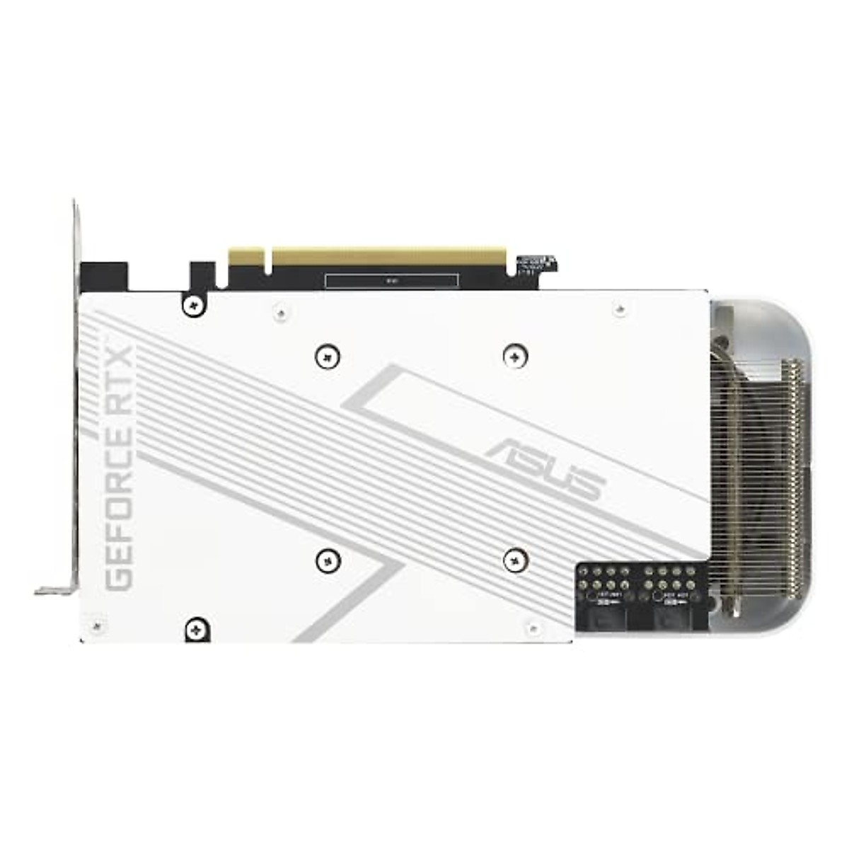 ASUS Dual NVIDIA GeForce RTX 3060 Ti White OC Edition Graphics Card (PCIe 4.0, 8GB GDDR6X Memory, HDMI 2.1, DisplayPort 1.4a, 2-Slot Design, Axial-tech Fan Design, 0dB Technology, and More)
