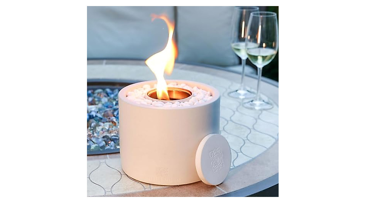 Luxury Tabletop Fire Pit: Portable & Stylish Ambiance