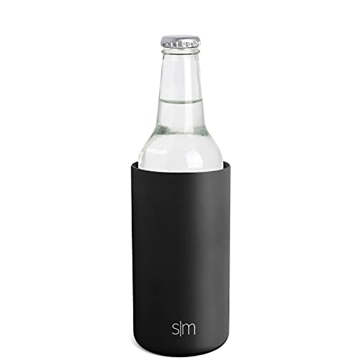 Simple Modern Beer Bottle Cooler | Insulated Stainless Steel Drink Sleeve Holder | Insulate Soda, Sparkling Water, Standard 12oz Bottles | Gift Women Her | Ranger Collection | Bottle | Midnight Black